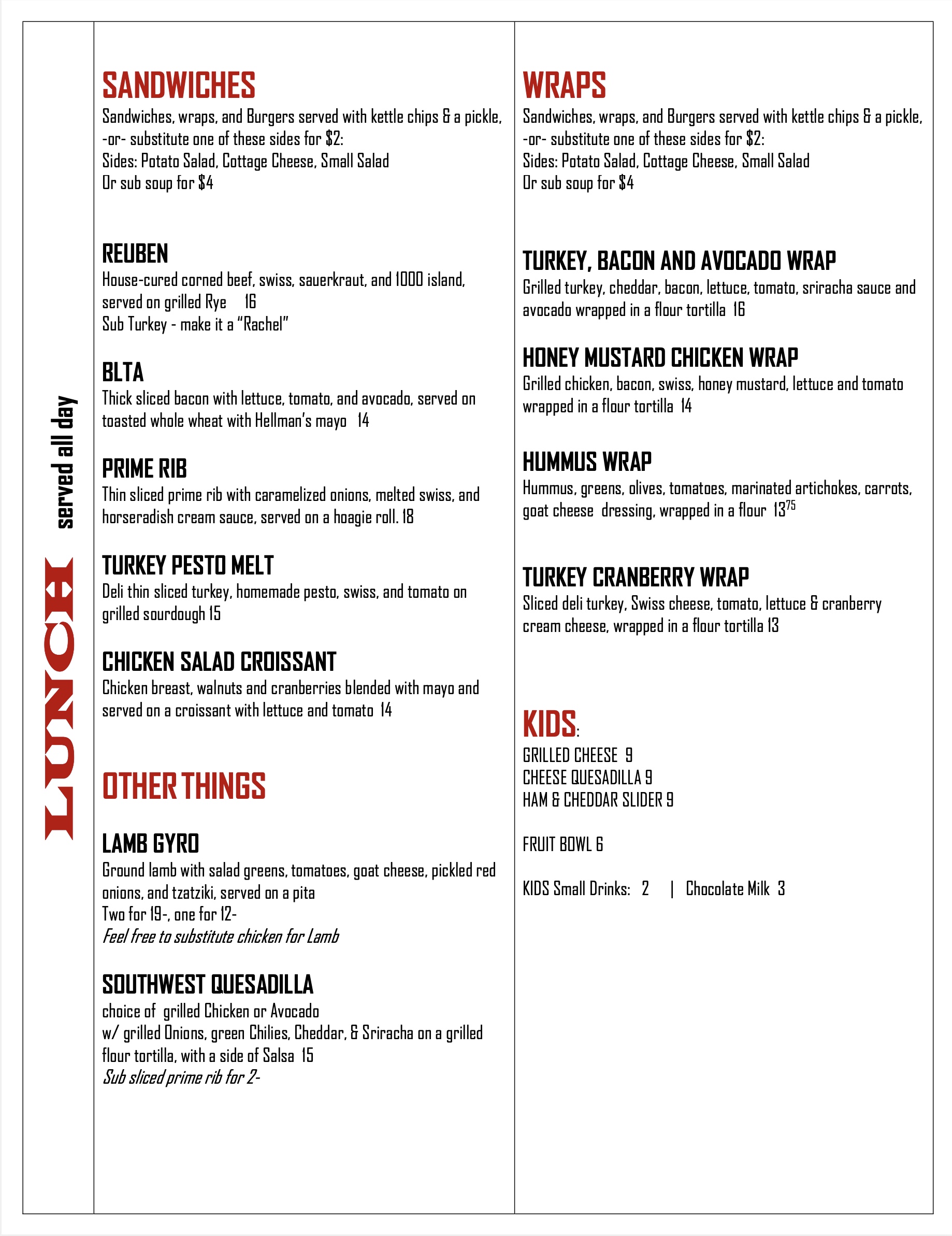 Old Town Red Rooster Café