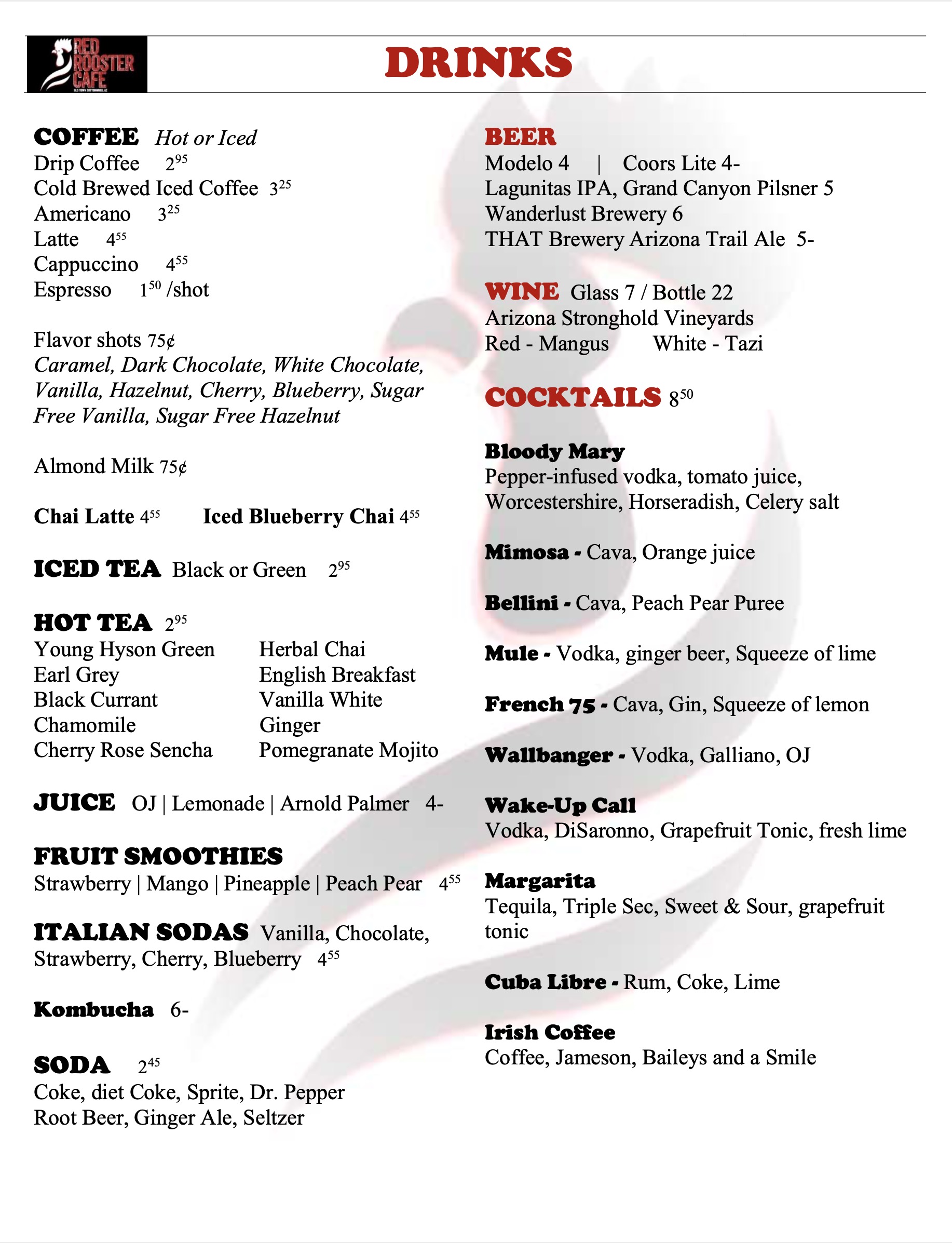 Old Town Red Rooster Café